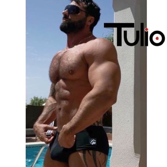 Tulio | Swim | Tulio Bear Paw Square Cut Swim Briefs Medium Tight Fitting Rare Sold Out Style ...